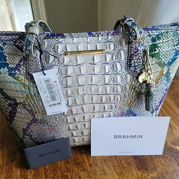 Brahmin | Bags | Brahmin Medium Asher Spellbound Ombre Melbourne Tote Bag Nwt | Poshmark